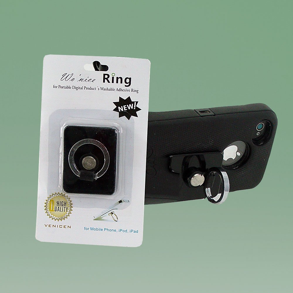 MOBILE PHONE RINGS - BLACK | Gifts Ideas for Him & Her for any ...